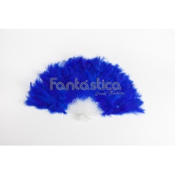 Dark Blue Feather Fan (Big Size)