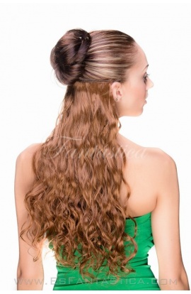 Light Brown Curly Hair Extension for Woman