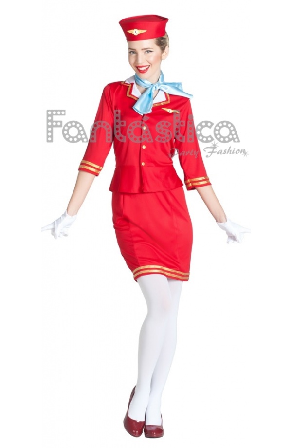 Disfraz para Mujer Azafata de Vuelo III