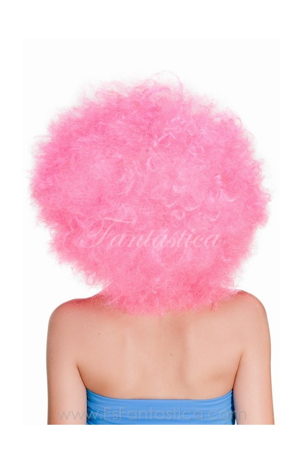 Pink Afro Wig